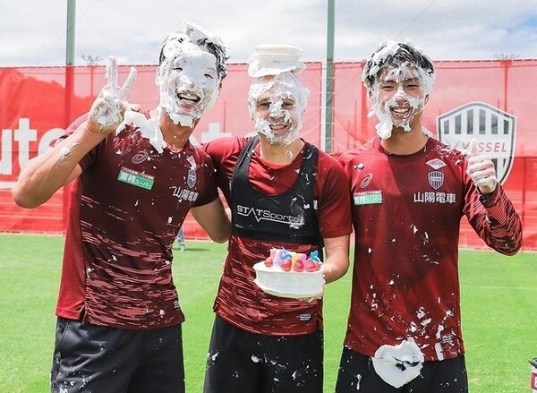 Iniesta received a special birthday celebration in Japan