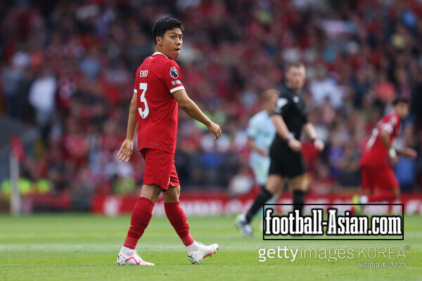 Endo made his debut for Liverpool